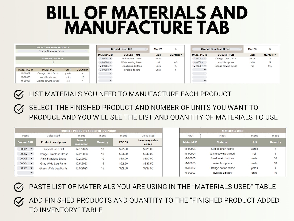 Inventory Tracker Spreadsheet | Inventory and Sales Tracker for ...