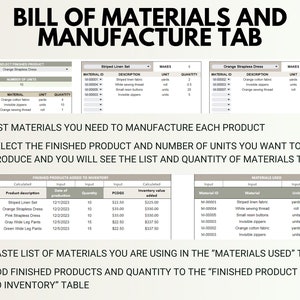 Inventory Tracker Spreadsheet | Inventory and Sales Tracker for ...