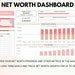 Net Worth Tracker | Net Worth Dashboard | Multi-year Net Worth Planner ...