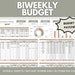 Biweekly Budget Google Sheets Biweekly Budget Spreadsheet Bimonthly