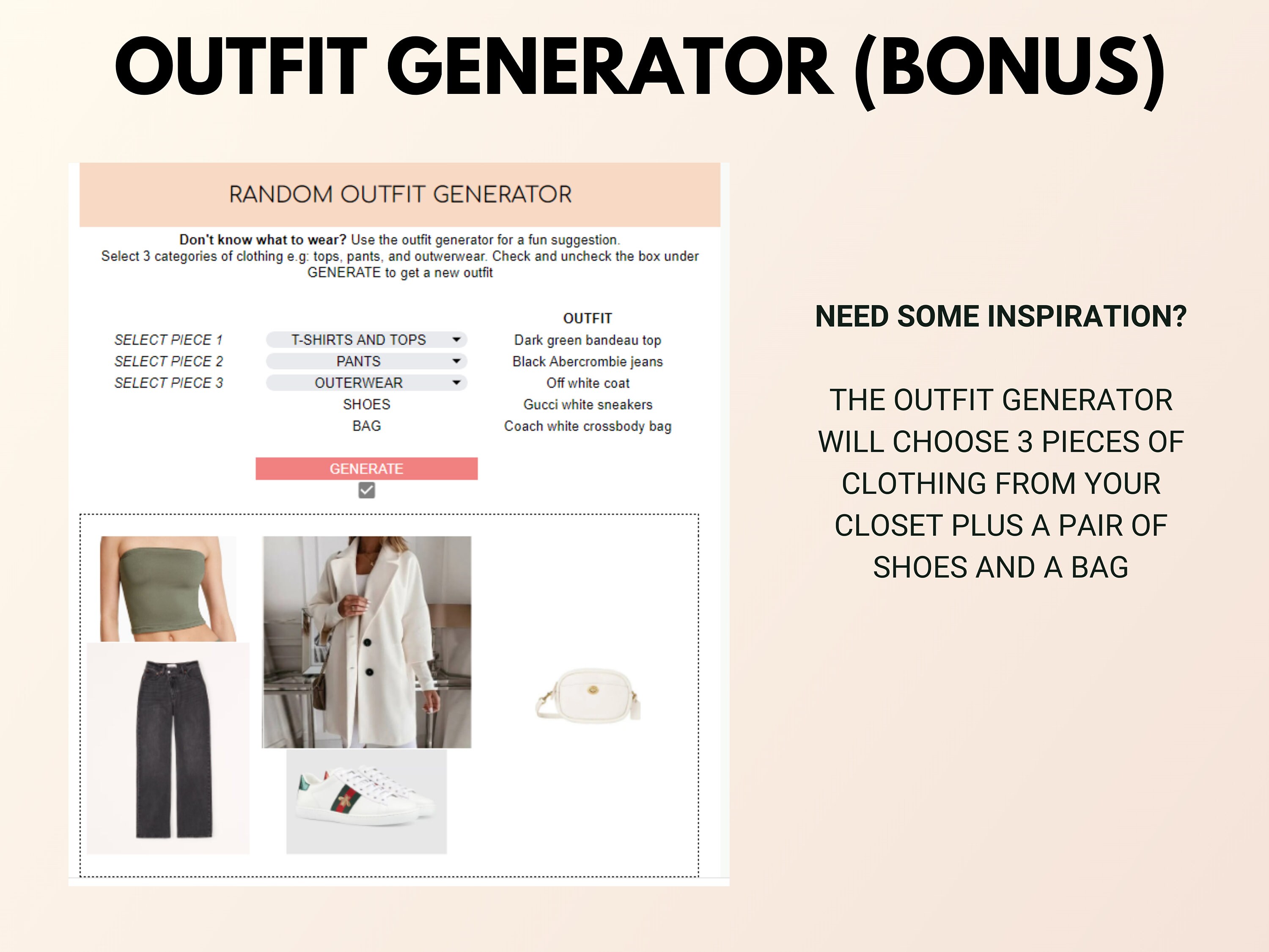 Cost per Wear Tracker | Outfit Planner | Closet Tracker | Closet ...