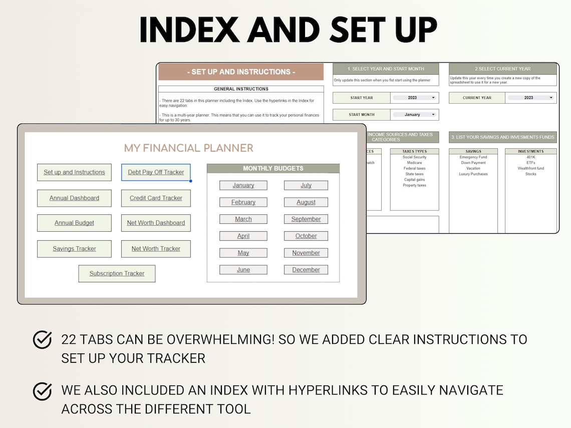Wealth Planner Ultimate Financial Planner Google Sheets Spreadsheet Net ...
