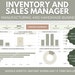 Inventory Tracker Spreadsheet | Inventory and Sales Tracker for ...