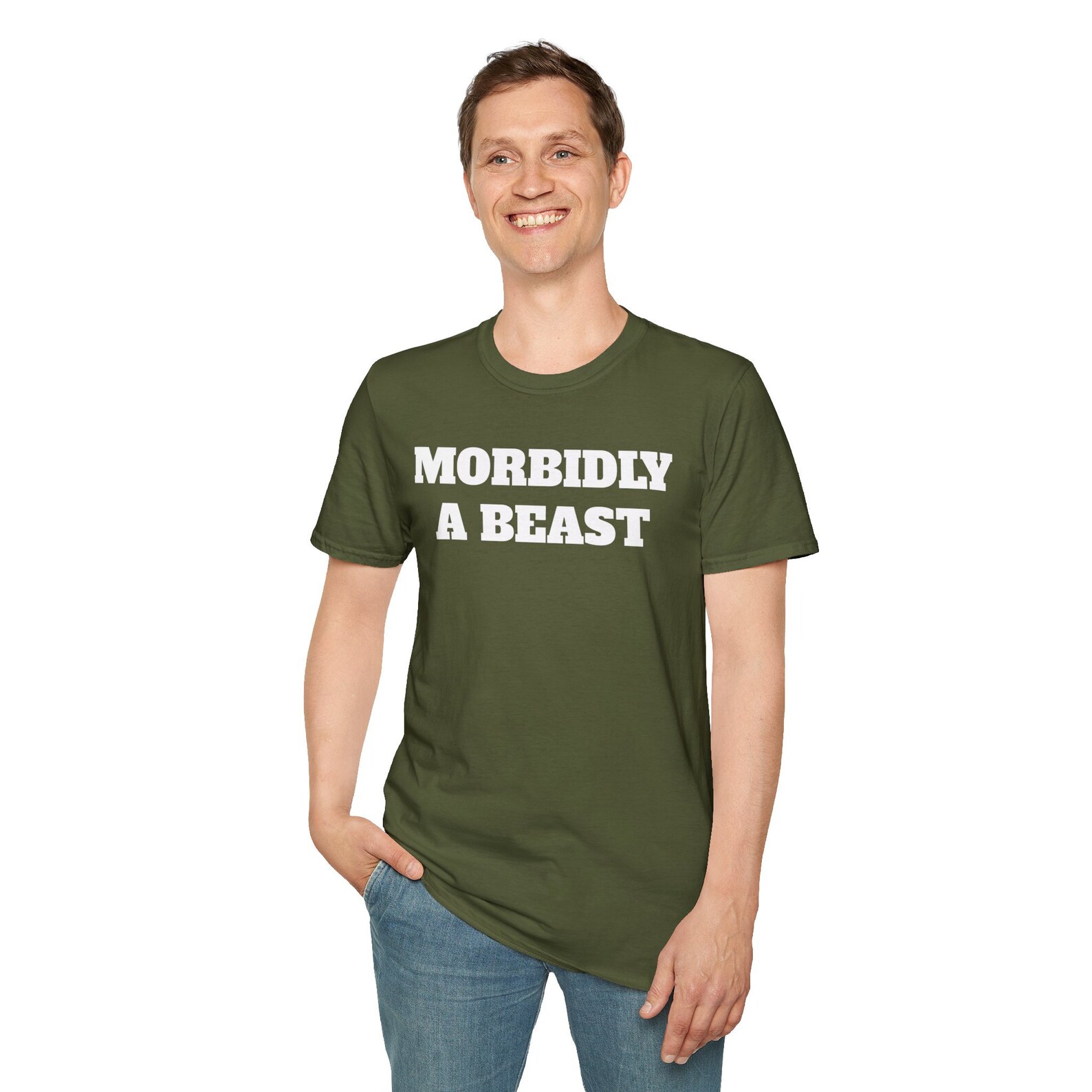 Funny Morbidly A Beast Meme T-shirt - Etsy