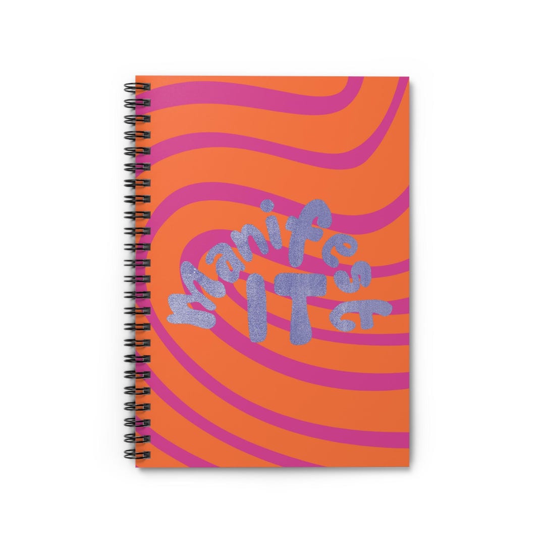 Manifest It Spiral Notebooks | Soft Cover Journal | Inspirational ...