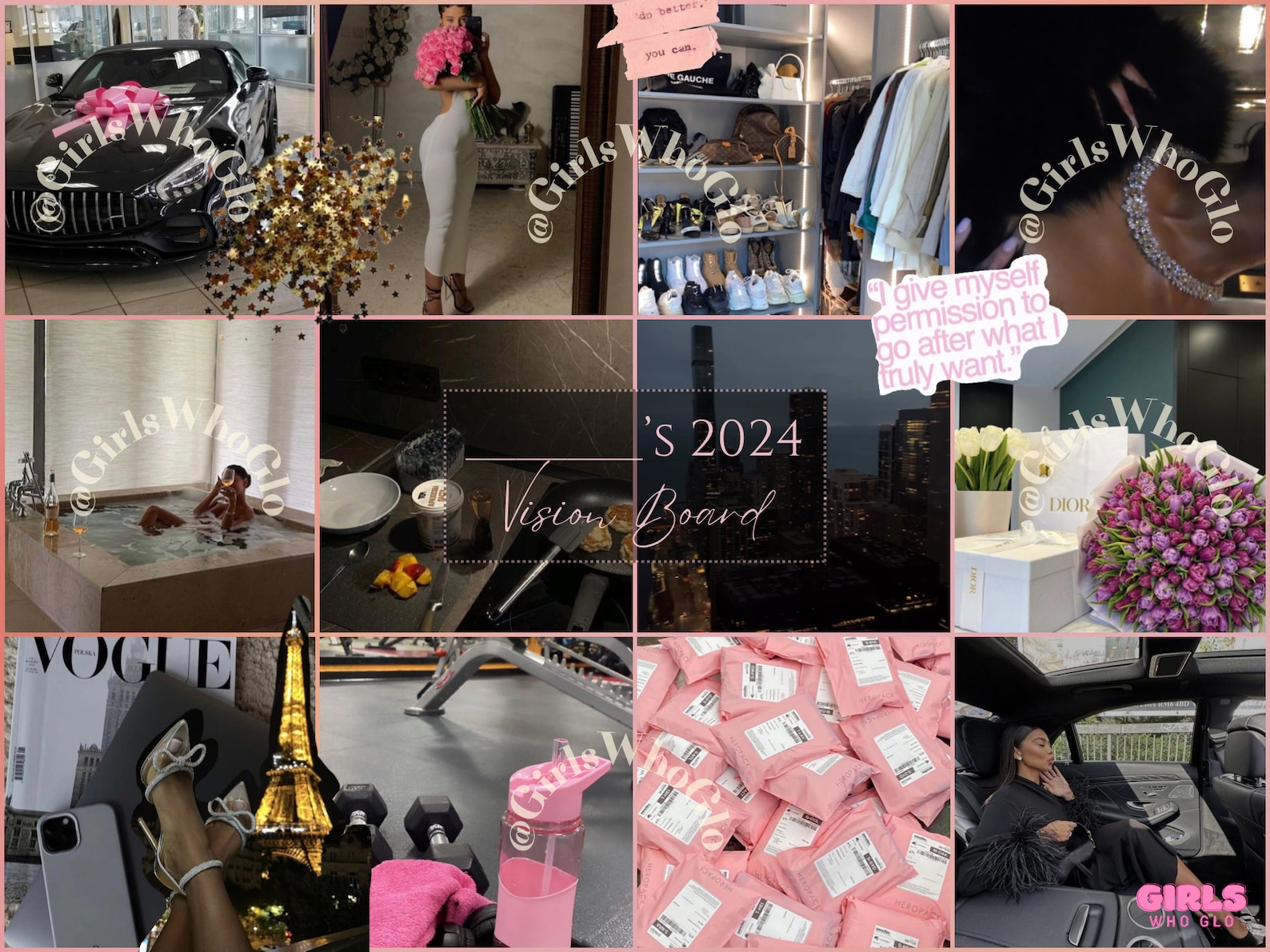Buy Printable 2025 Soft Life Vision Board- Soft Life Dream Board- Pink ...