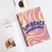 SPIRAL NOTEBOOK: Manifest Abundance Spiral Bound Journal - Pink ...