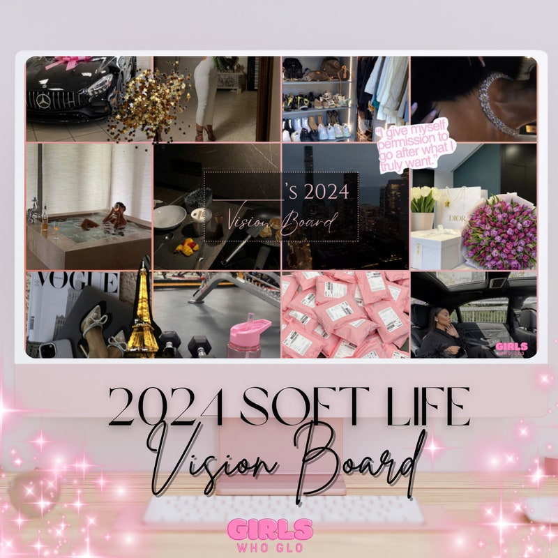 Girly Vision Board - Etsy