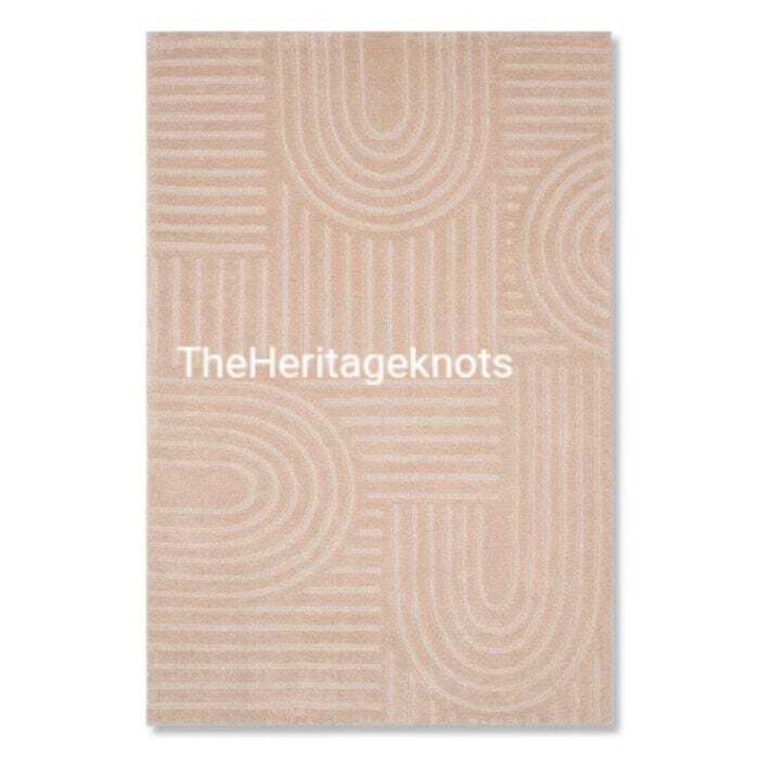 Hand Tufted Wool Rug: Cut and Loop Pil High.morden Mid-century Modern ...