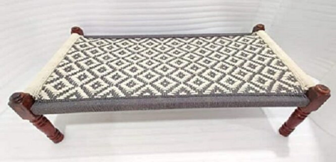 Traditional Indian HANDMADE Bed Charpai Very Beautiful Decor Easy to ...