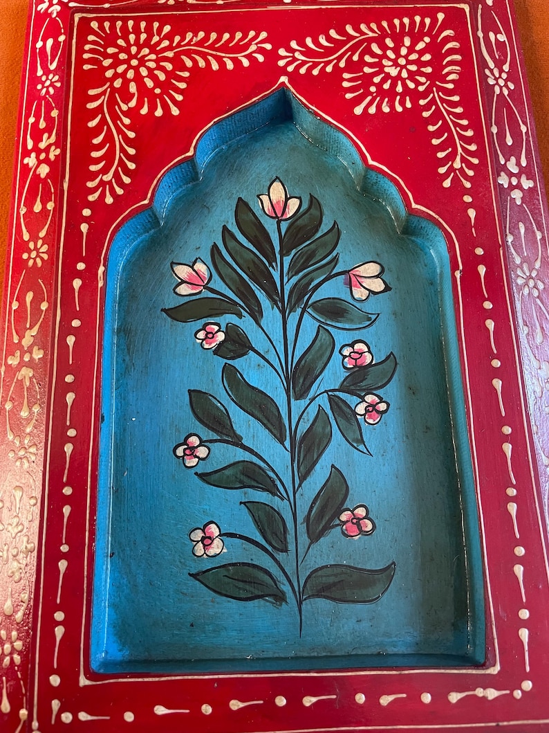 Traditional Wall Decor Hand Made Painted Hanging Frame Indian Art ...
