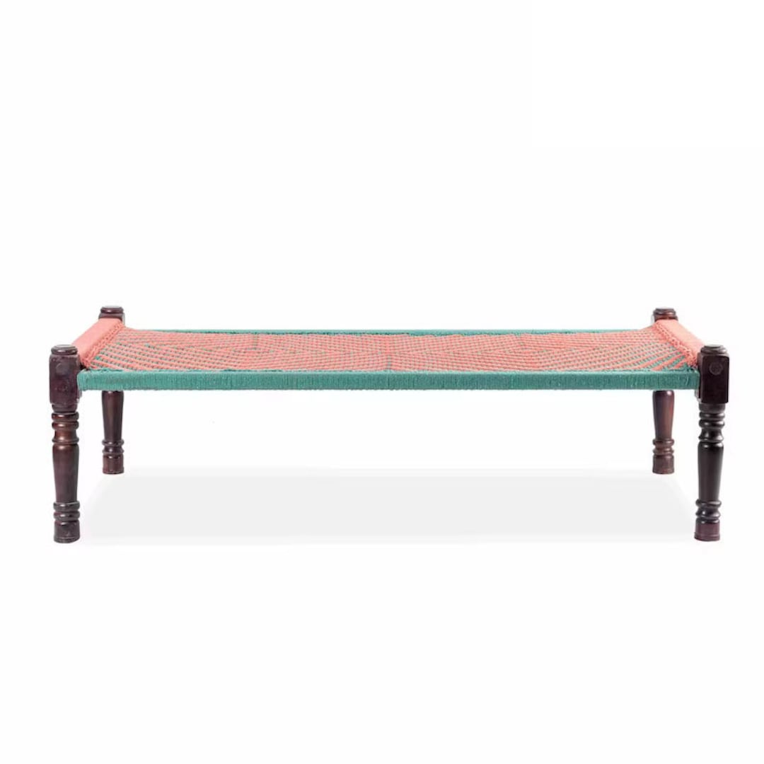 Traditional Indian Bed Charpai Attractive and Beautiful Rope Charpoy ...