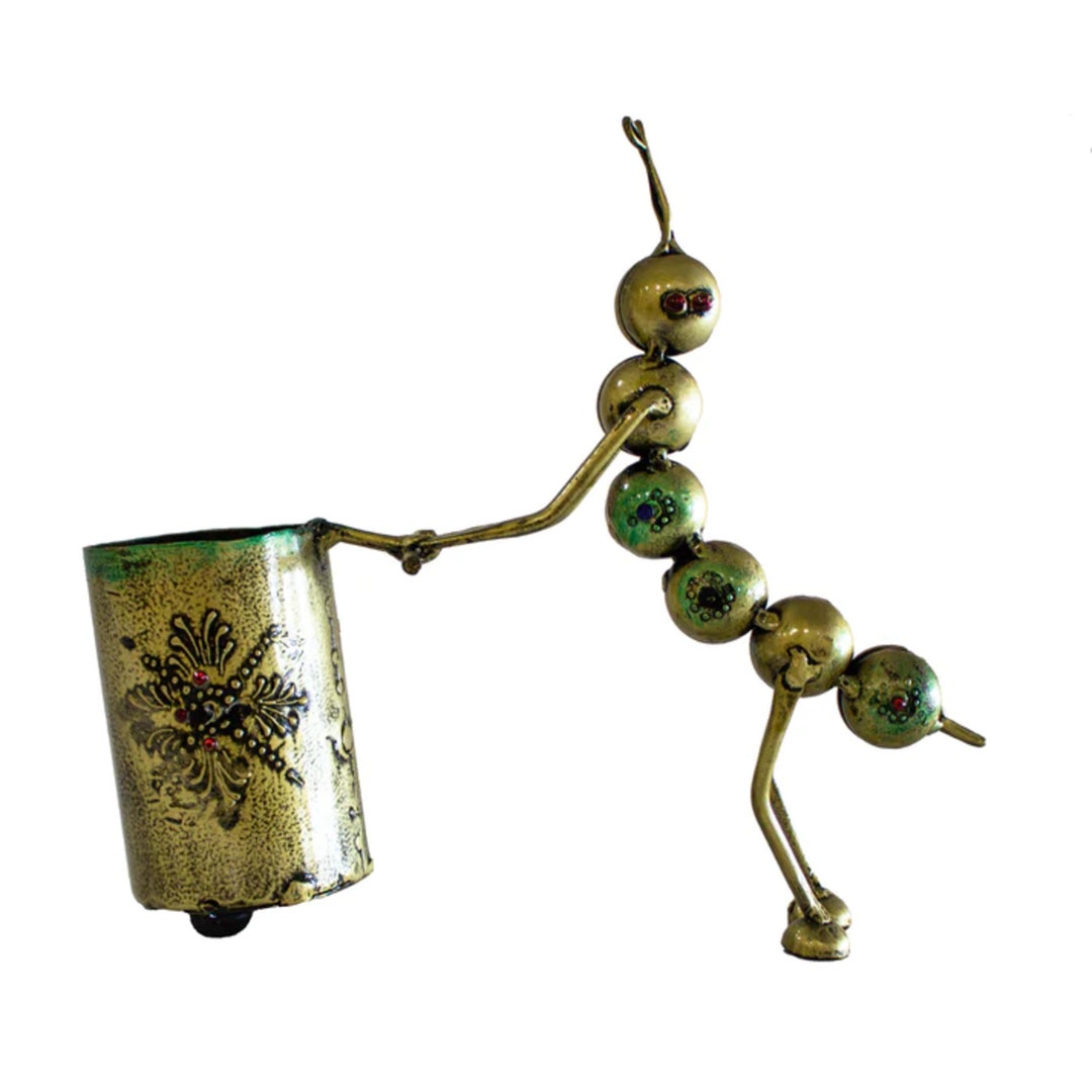 Metal Showpiece Iron Painted Ant Pen Stand - Etsy