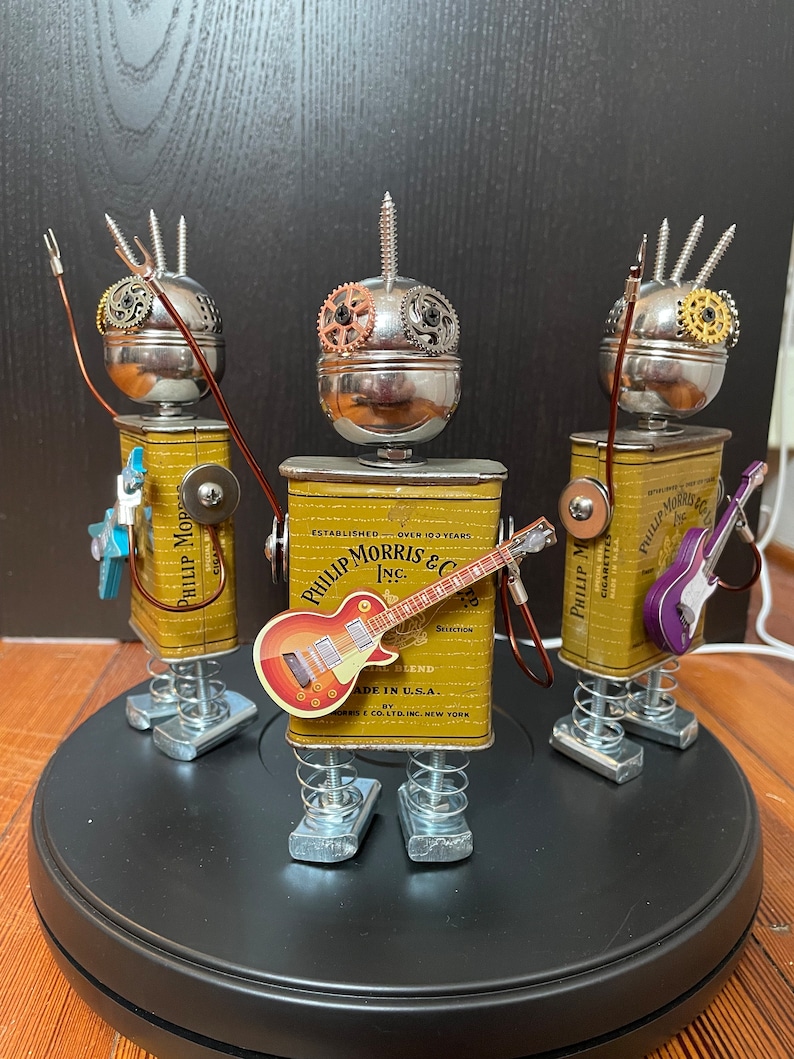 Steampunk Rocker the Wobot Robot Handmade Robot Steampunk Assemblage ...