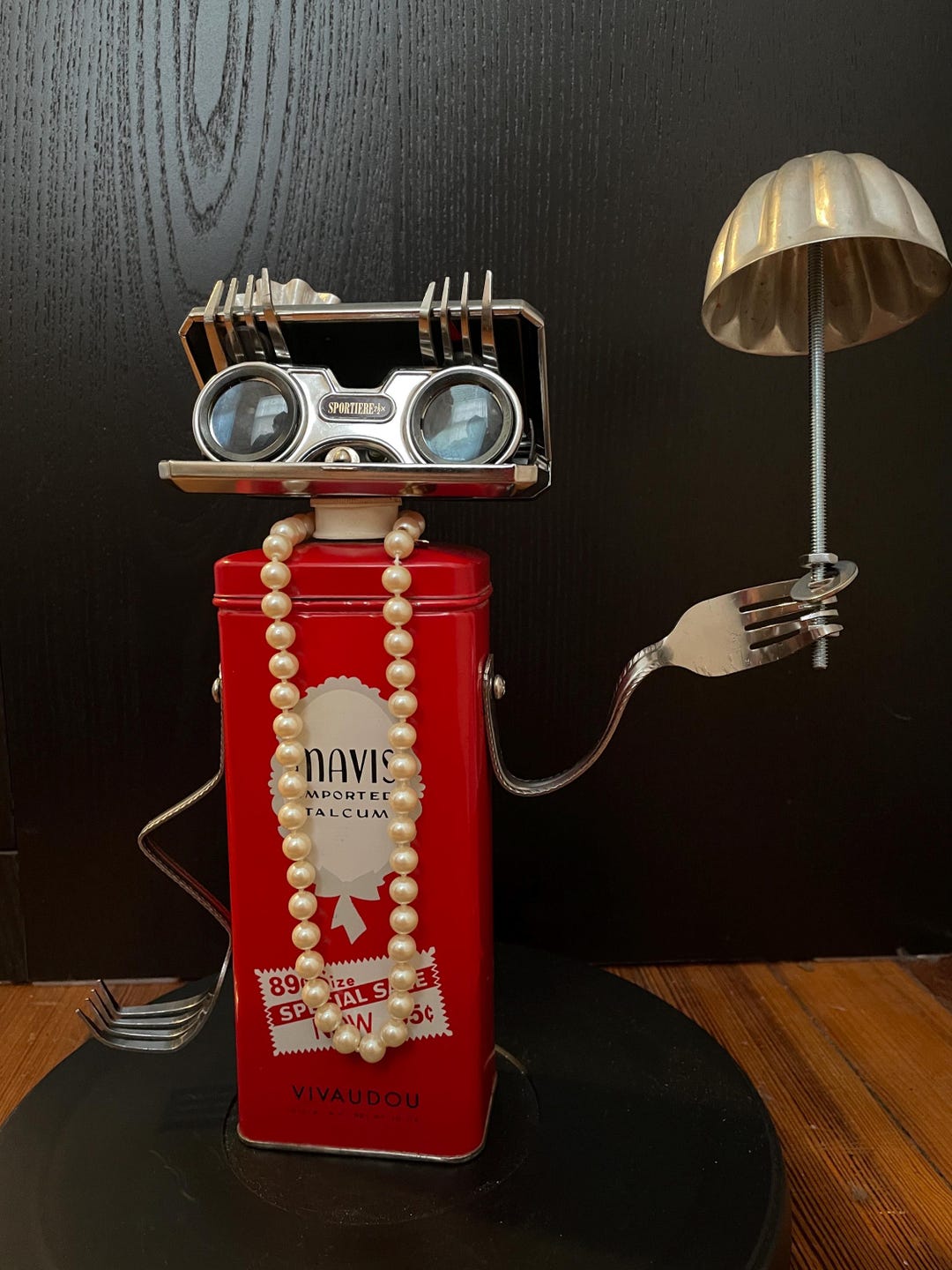 Mavis the Wobot Robot Handmade Robot Found Object Robot Junkbot ...