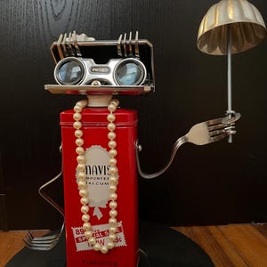 Mavis the Wobot Robot Handmade Robot Found Object Robot Junkbot ...