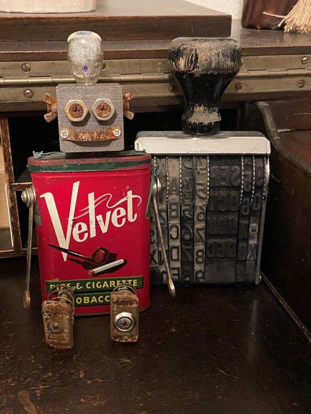 Ideabot (seated) - the Wobot Robot - Handmade Robot - Found Object ...