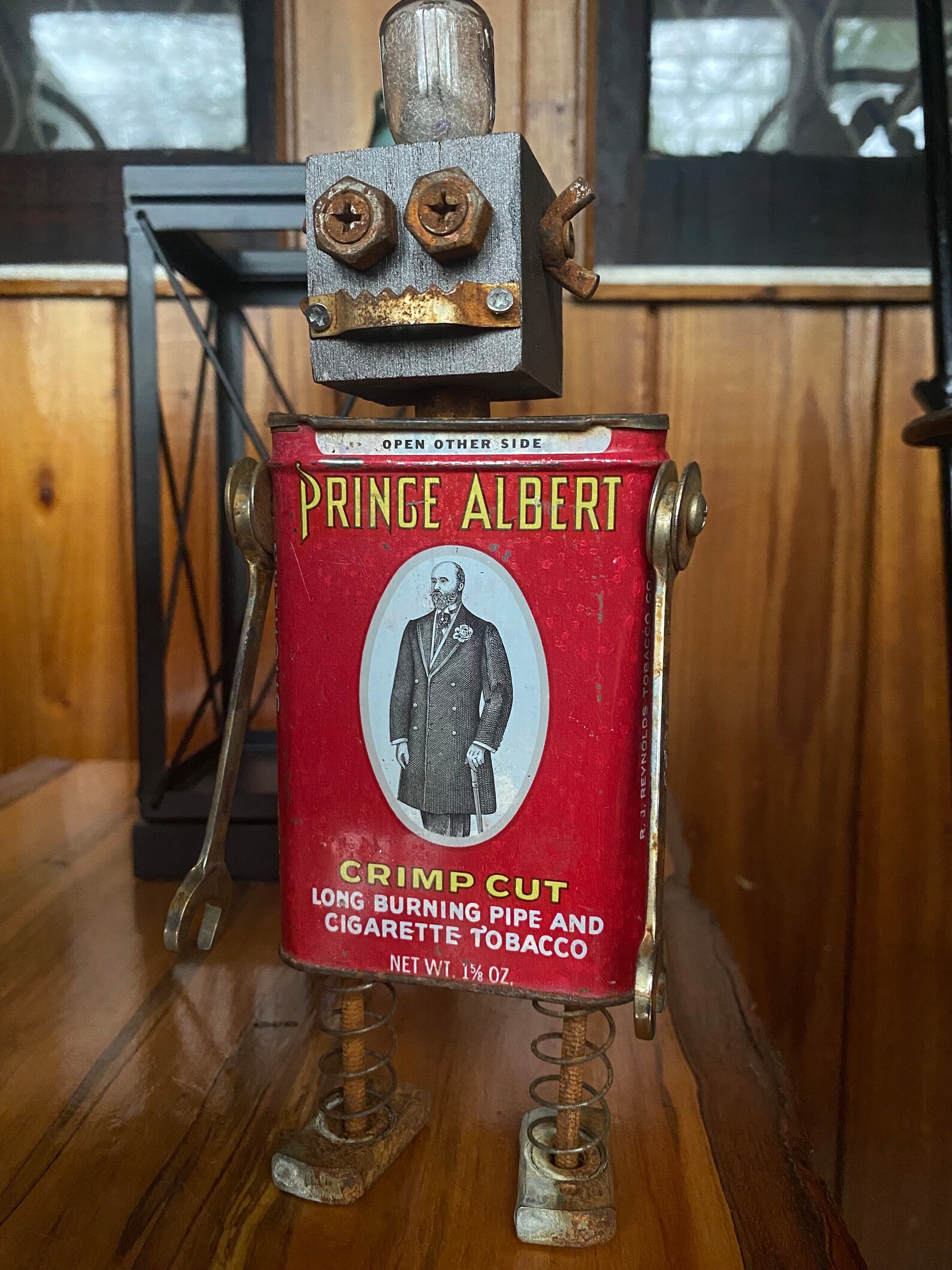 Ideabot - the Wobot Robot - Handmade Robot - Steampunk Assemblage ...
