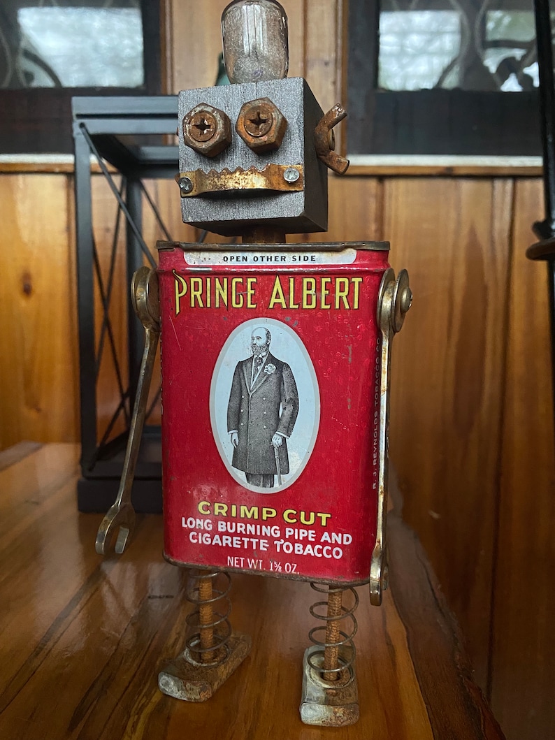 Ideabot - the Wobot Robot - Handmade Robot - Steampunk Assemblage ...