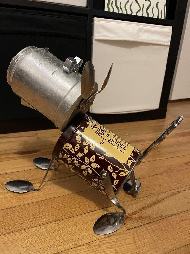 Bowers the Wobot Robot Dog Handmade Robot Found Object Robot Junkbot ...