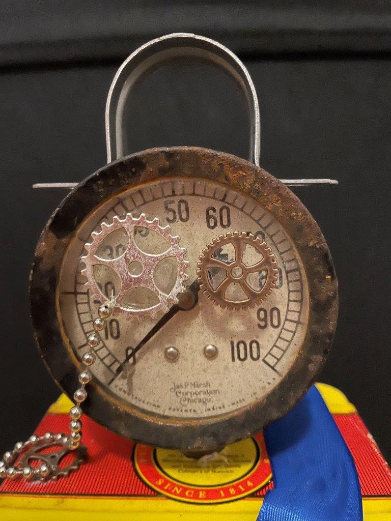 Colonel Mustard the Wobot Robot Handmade Robot Found Object Robot ...