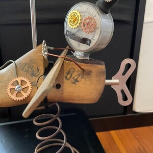 Robocopter - the Wobot Robot - Handmade Robot - Steampunk Assemblage ...