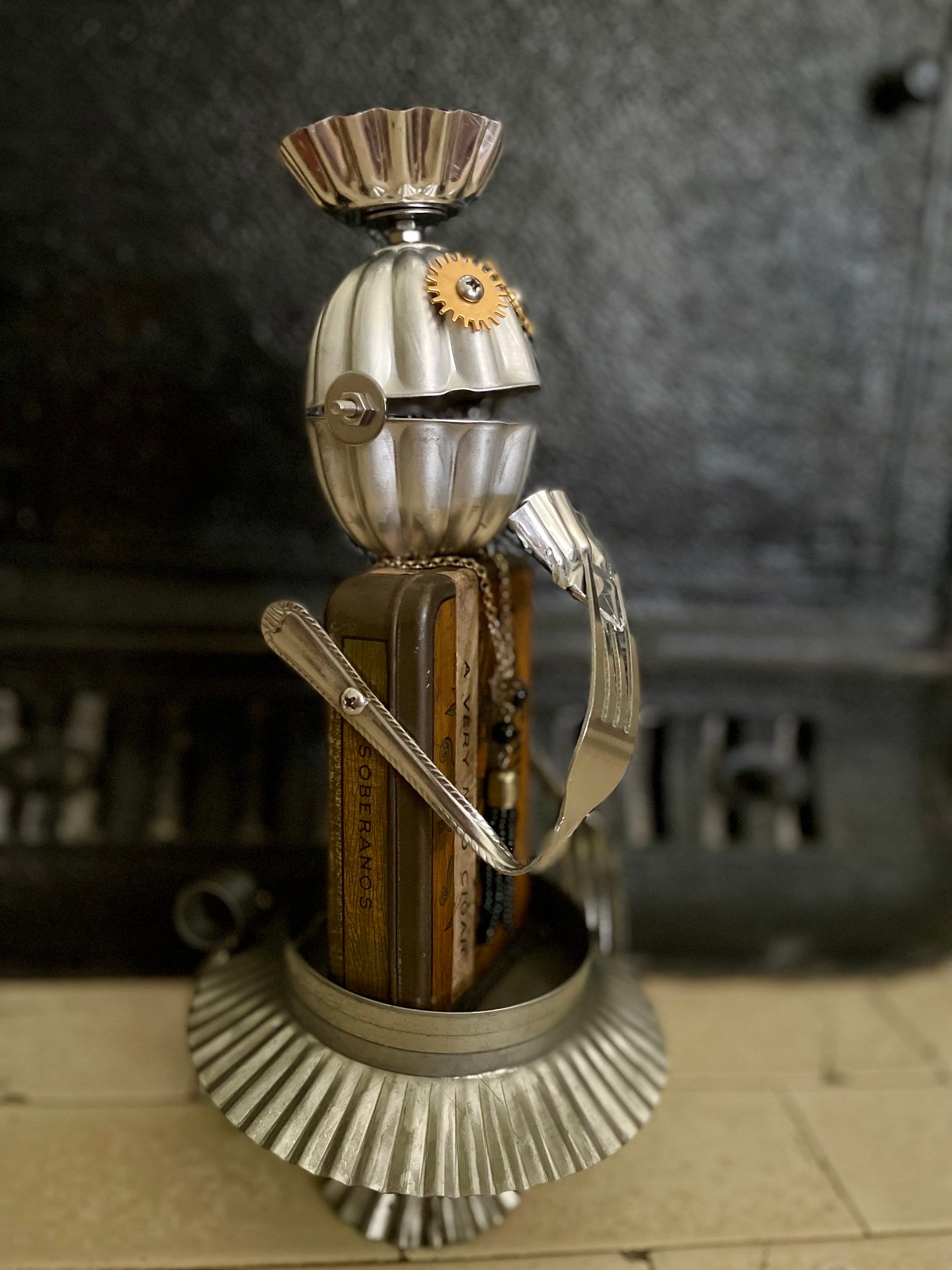 Lady Churchill the Wobot Robot Handmade Robot Steampunk Assemblage ...