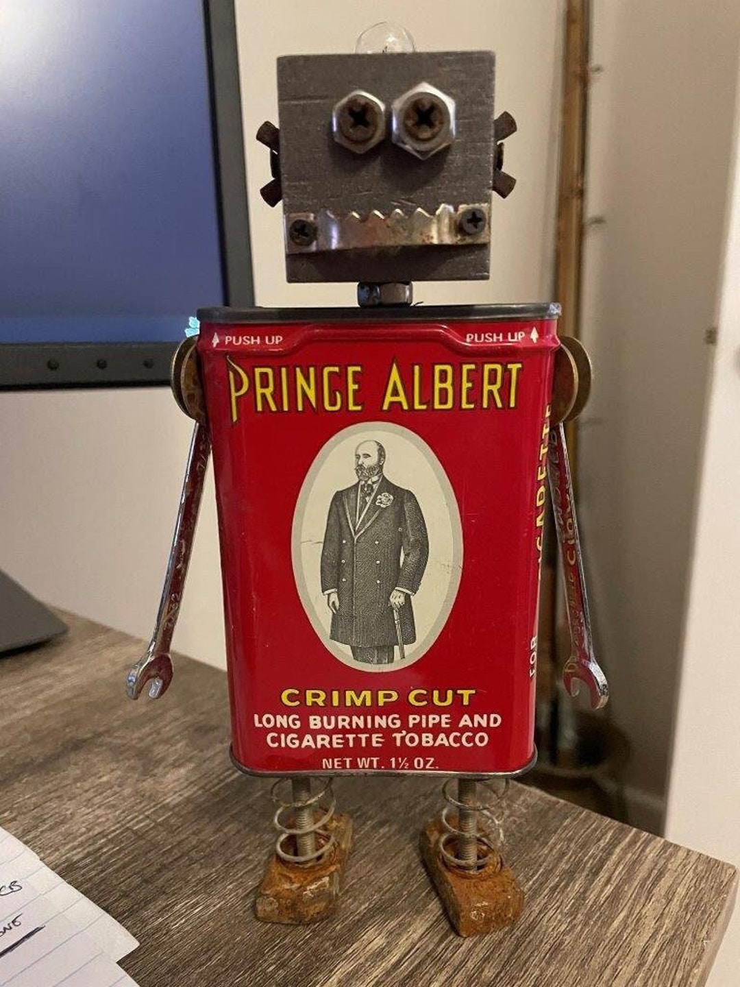 Rusty - the Wobot Robot - Handmade Robot - Found Object Robot - Junkbot ...