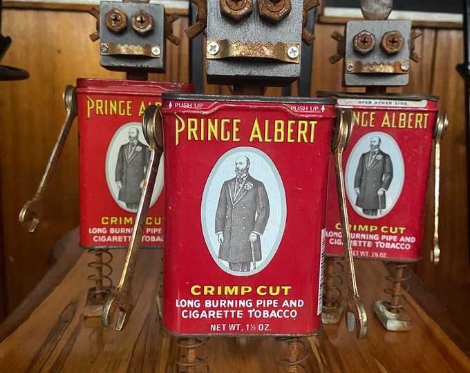 Ideabot The Wobot Robot Handmade Robot Steampunk Assemblage Found Object Robot