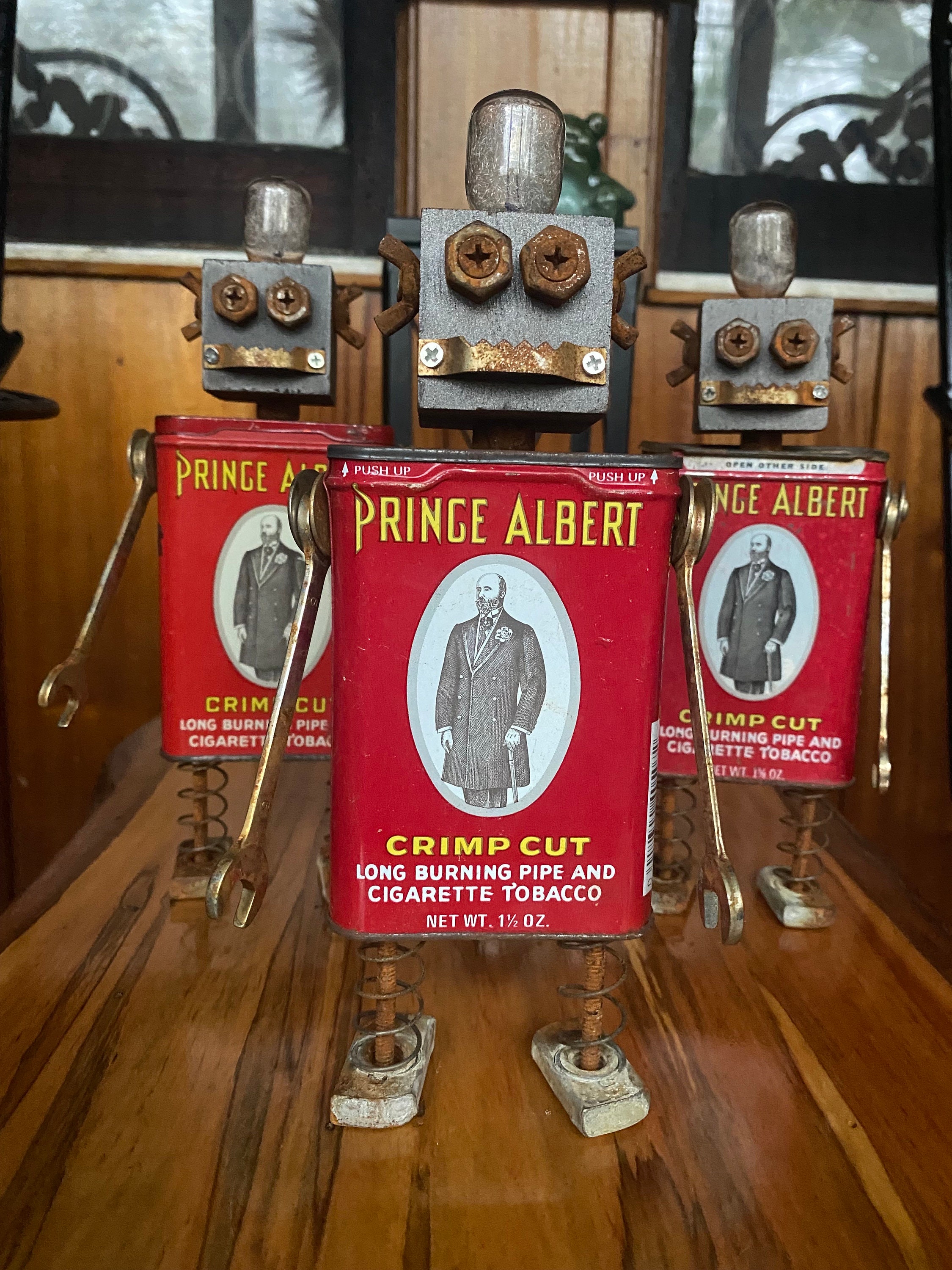 Ideabot - the Wobot Robot - Handmade Robot - Steampunk Assemblage - Found Object Robot ...