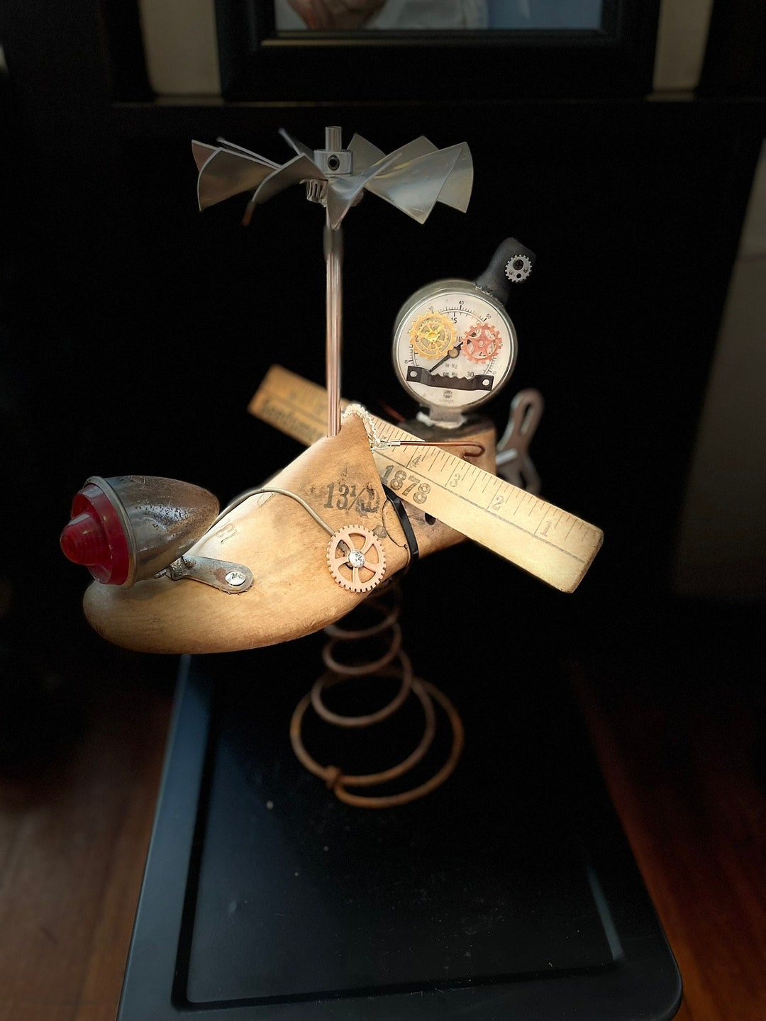 Robocopter - the Wobot Robot - Handmade Robot - Steampunk Assemblage ...