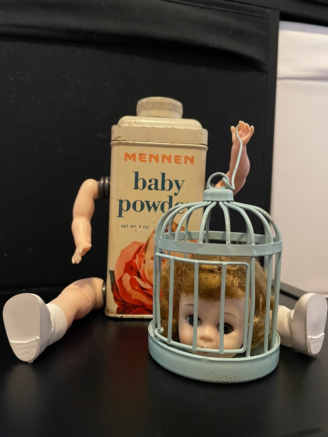 Baby Headlock the Wobot Robot Handmade Robot Steampunk Assemblage Robot ...