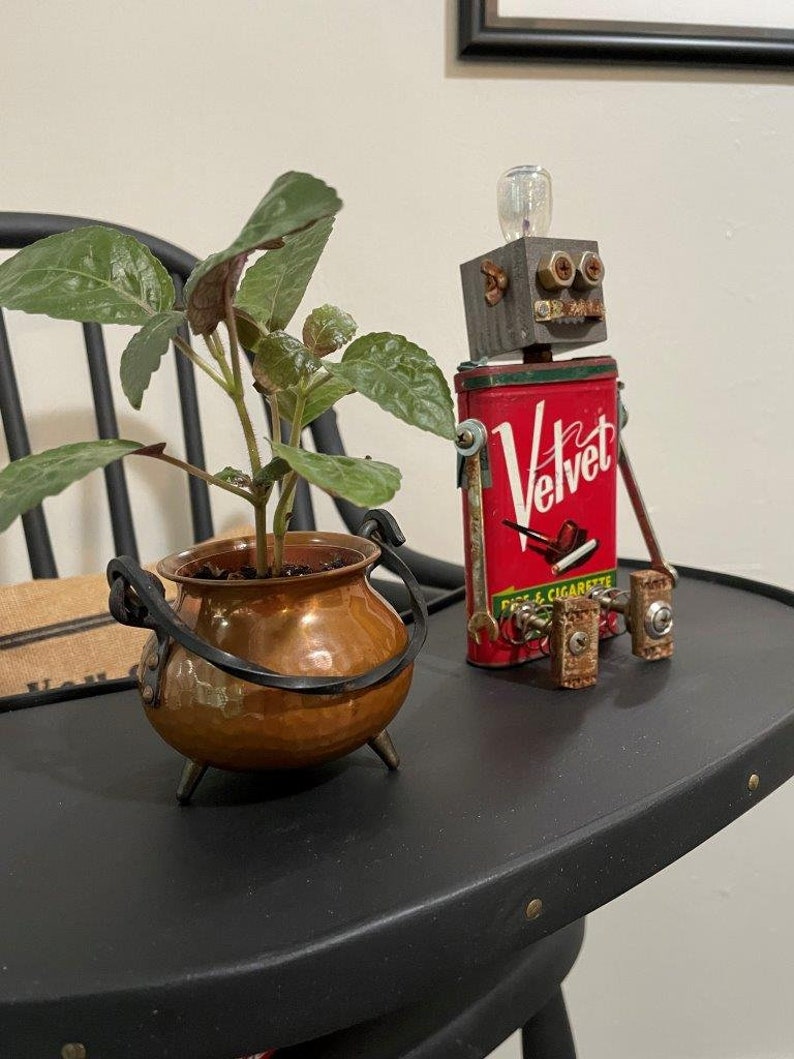 Ideabot seated the Wobot Robot Handmade Robot Found Object Robot ...