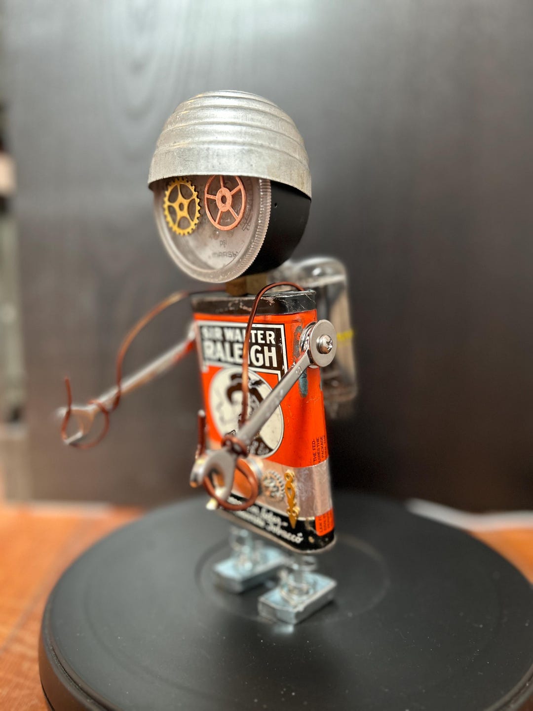 Sir Walter the Jet Pack Wobot - the Wobot Robot - Handmade Robot - Steampunk Assemblage - Robot ...