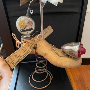 Robocopter - the Wobot Robot - Handmade Robot - Steampunk Assemblage ...