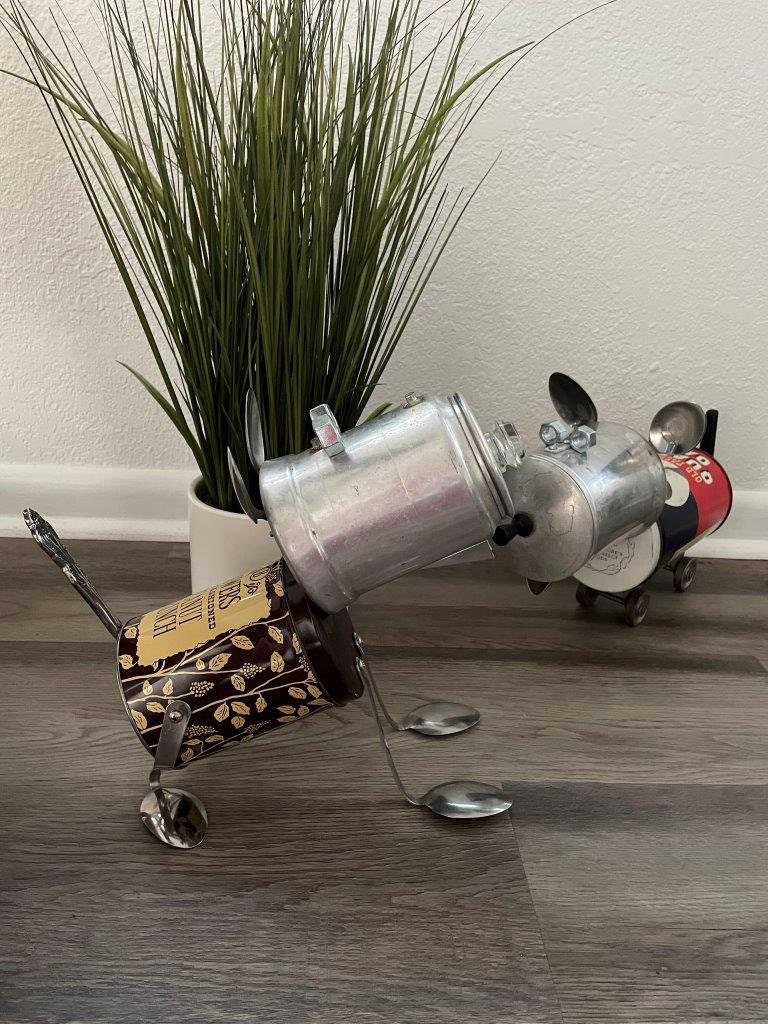 Bowers the Wobot Robot Dog Handmade Robot Found Object Robot Junkbot ...