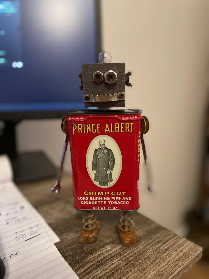 Rusty the Wobot Robot Handmade Robot Found Object Robot - Etsy