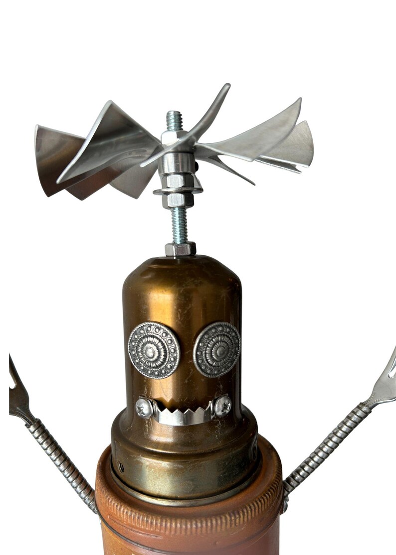 Rota-caps - the Wobot Robot - Handmade Robot - Steampunk Assemblage ...