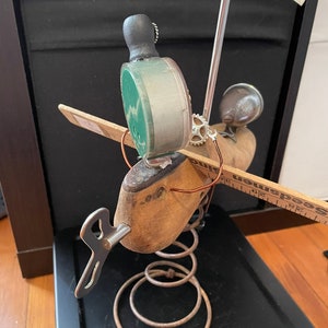 Robocopter - the Wobot Robot - Handmade Robot - Steampunk Assemblage ...