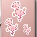 Cute Pink Flamingo Sticker | Kawaii Chibi Animal Stickers | Cute Chibi ...