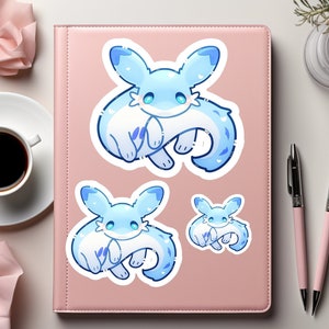 Chibi Icy Ferret Sticker: Cute Vinyl Kiss-cut Art - Etsy