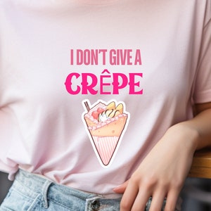 Funny Cute Chibi Crepe T-shirt | Cute Chibi Funny Tee | Kawaii T Shirts ...