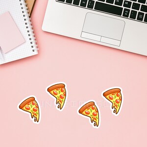 Little Chibi Kawaii Pizza Sticker | Cute Chibi Stickers | Kawaii | Kiss ...