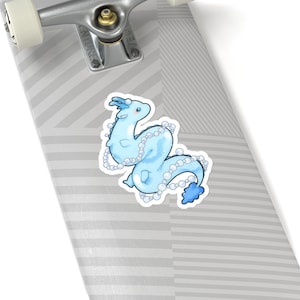 Cute Water Dragon Chibi Sticker | Animal Stickers | Kawaii Chibis ...