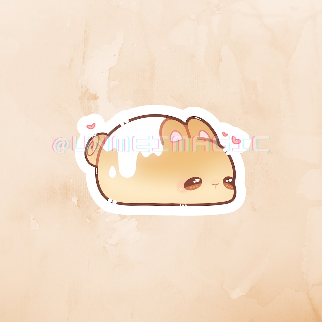 Cinnamon Bun Sticker | Kiss Cut Stickers | Chibi Stickers | Digital Art ...