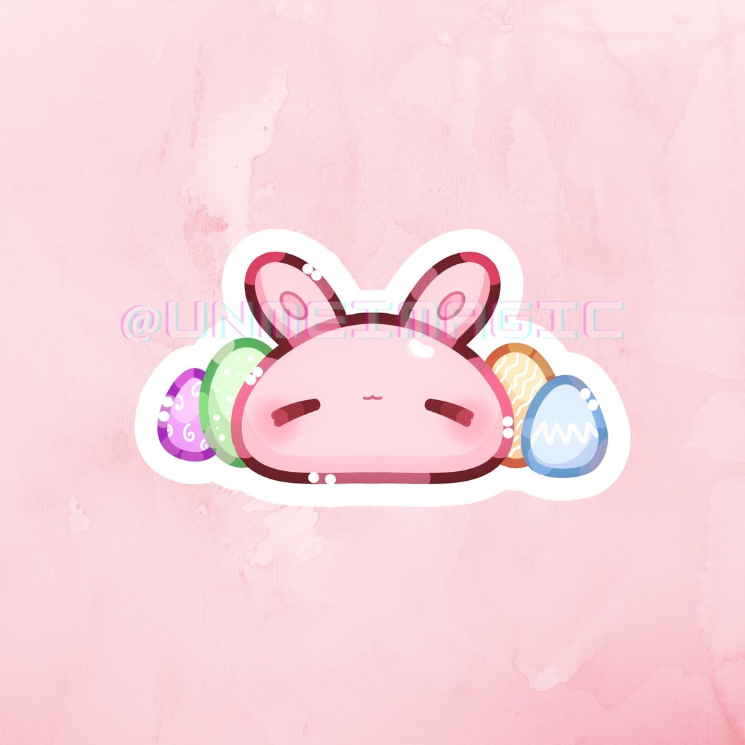 Easter Bunny Dango Chibi Sticker | Kawaii Cute Animals | Kiss Cut ...