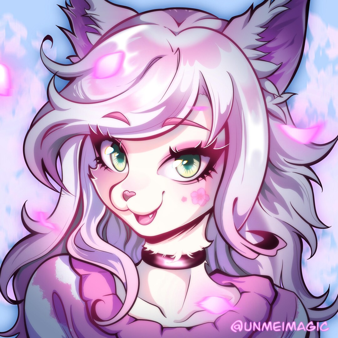 Custom Furry Art Commission: Anime Anthro Portrait, Fursona Avatar ...
