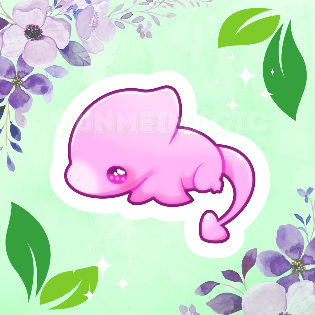 Chibi Kawaii Pink Pterodactyl Sticker | Dino Stickers | Kawaii Chibi ...