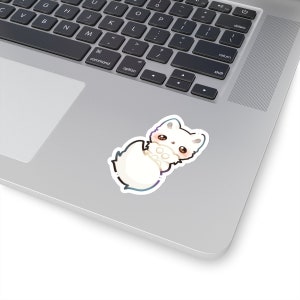 Chibi Arctic Fox Cute Sticker | Kawaii Chibi Stickers | Fox Stickers ...