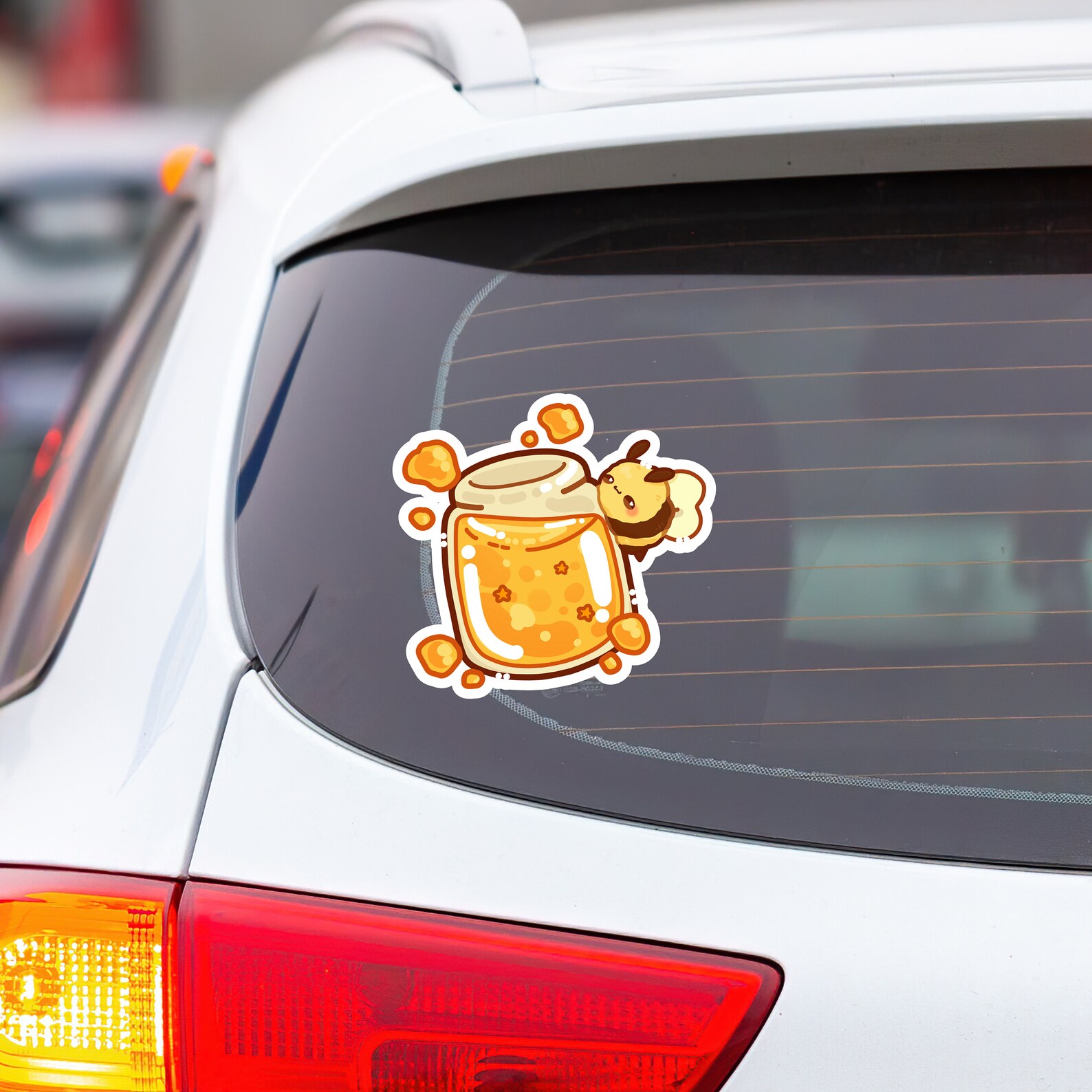 Cute Chibi Bee Sticker Kawaii Chibi Animal Stickers Cute Chibi Kiss Cut ...